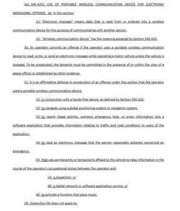 Texting while Driving illegal in Texas effective Sept. 1 - Hello Woodlands