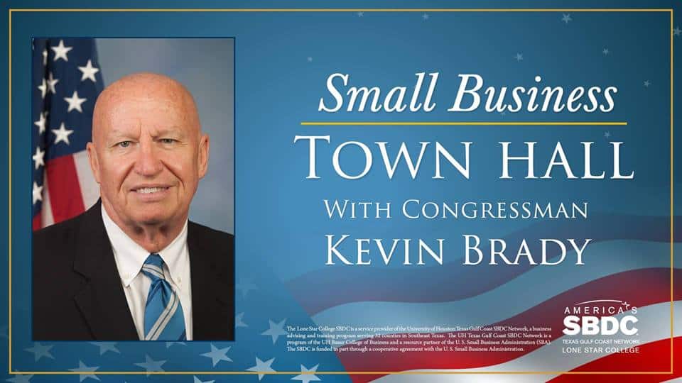 Rep. Kevin Brady to speak at Small Business Town Hall - Hello Woodlands