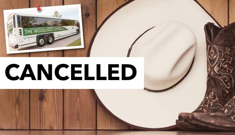 Township cancels The Woodlands Rodeo Express shuttle - Hello Woodlands