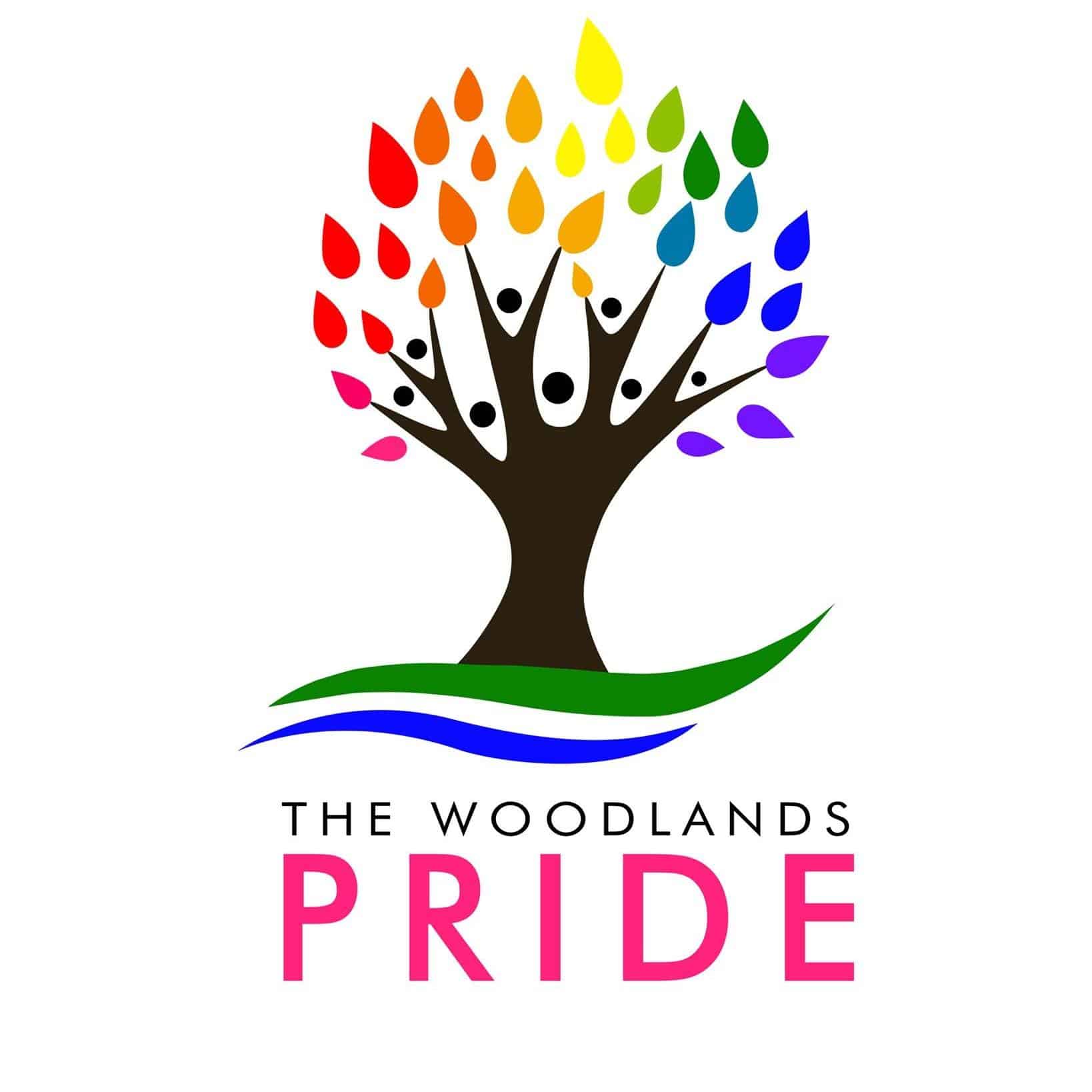 The Woodlands Pride logo - Hello Woodlands