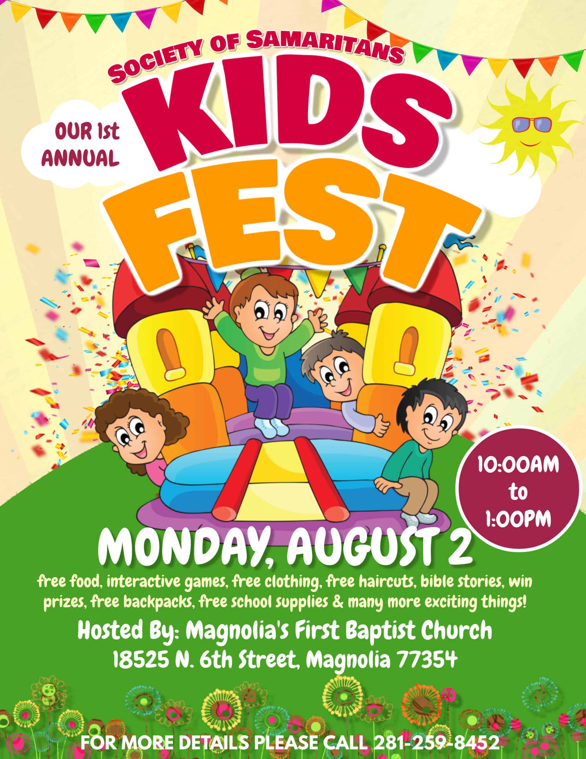 Society of Samaritans to Host Back To School KIDSfest - Hello Woodlands