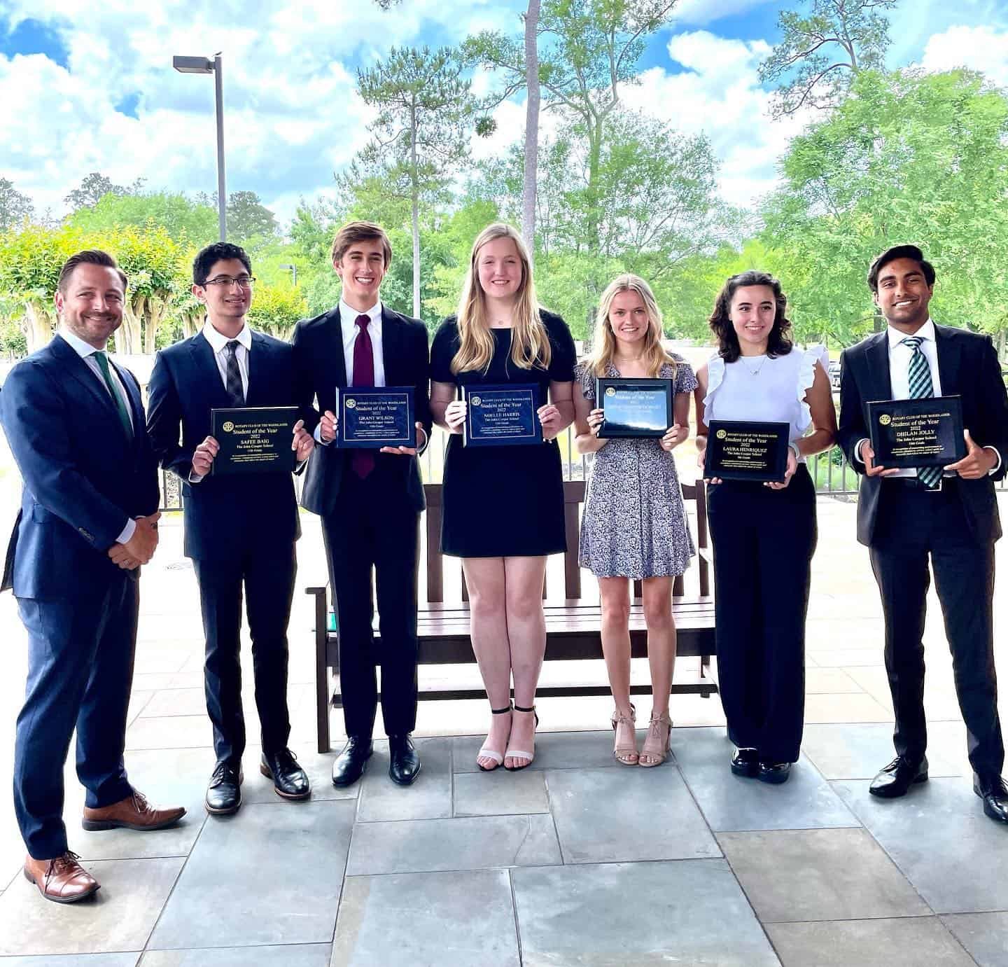 Cooper Students Honored as Rotary Club of The Woodlands Students of the ...