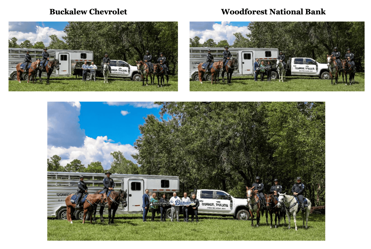 Conroe Police Department implements Mounted Patrol Unit - Hello Woodlands