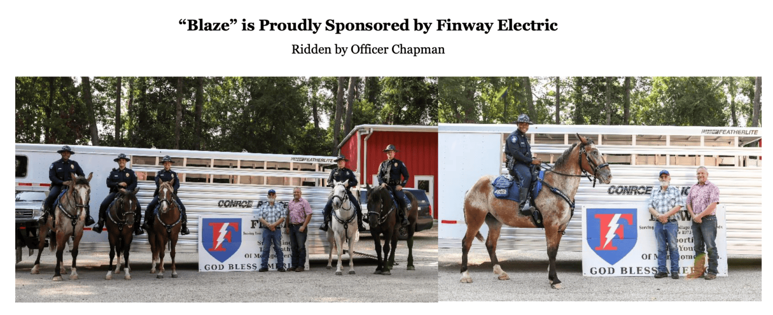 Conroe Police Department implements Mounted Patrol Unit - Hello Woodlands
