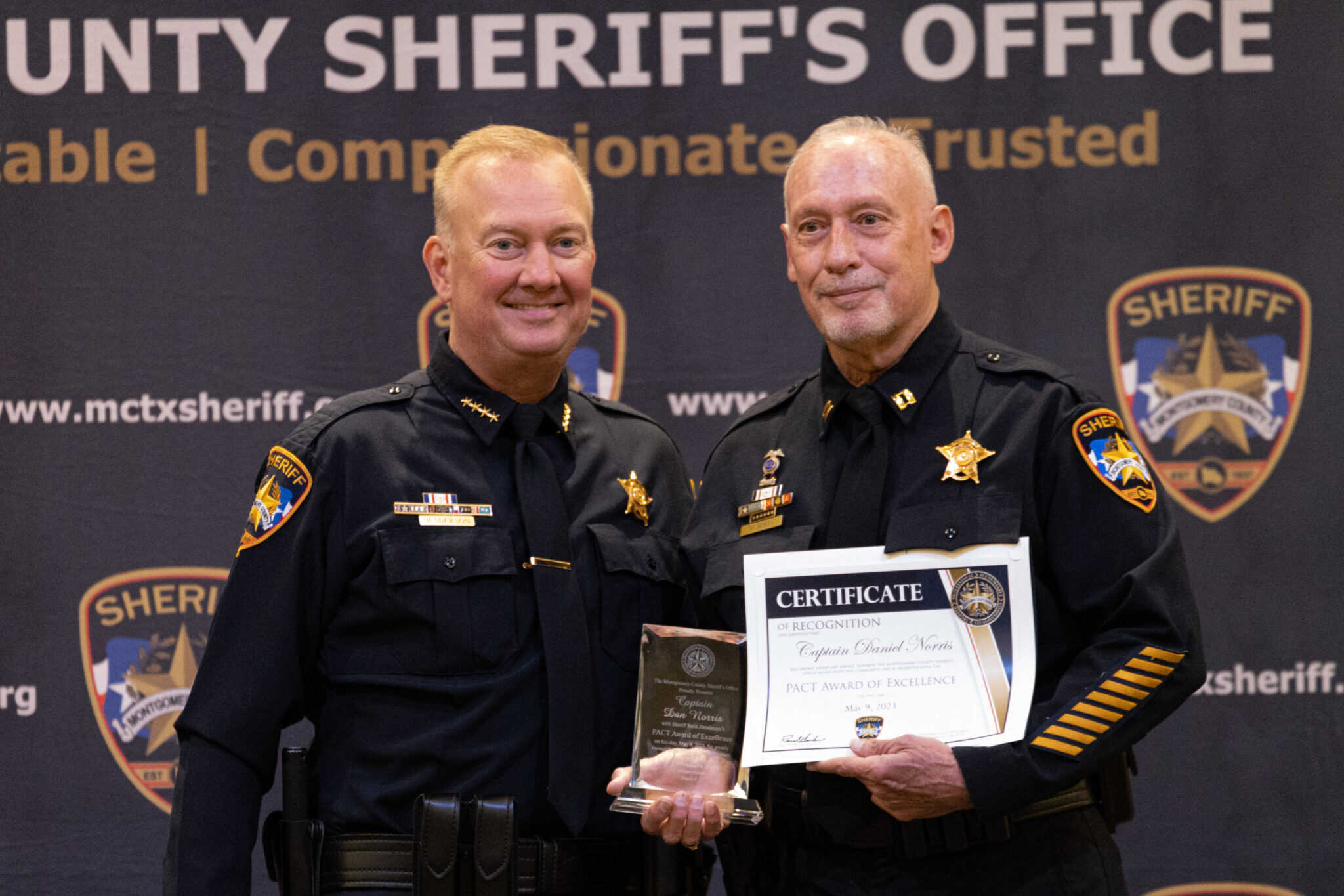 Montgomery County Sheriff’s Office holds Spring 2023 Promotion and ...
