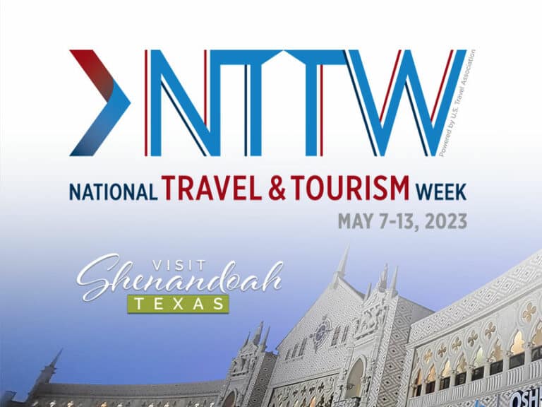 Visit Shenandoah Texas Moves Travel Forward This National Travel and ...