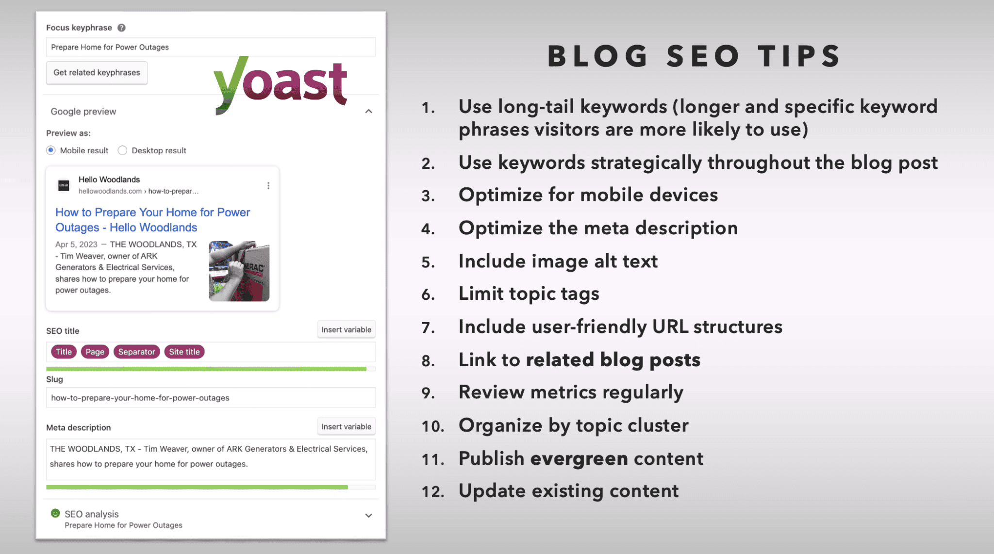 How To Write An Effective Blog Post with Jen Bruse - Hello Woodlands