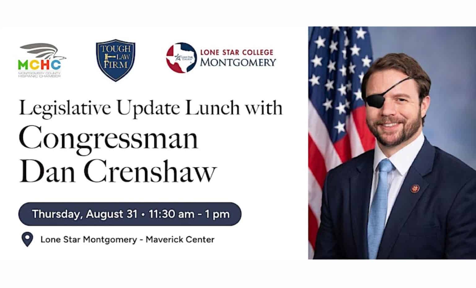 Montgomery County Hispanic Chamber to Host Congressman Dan Crenshaw for ...