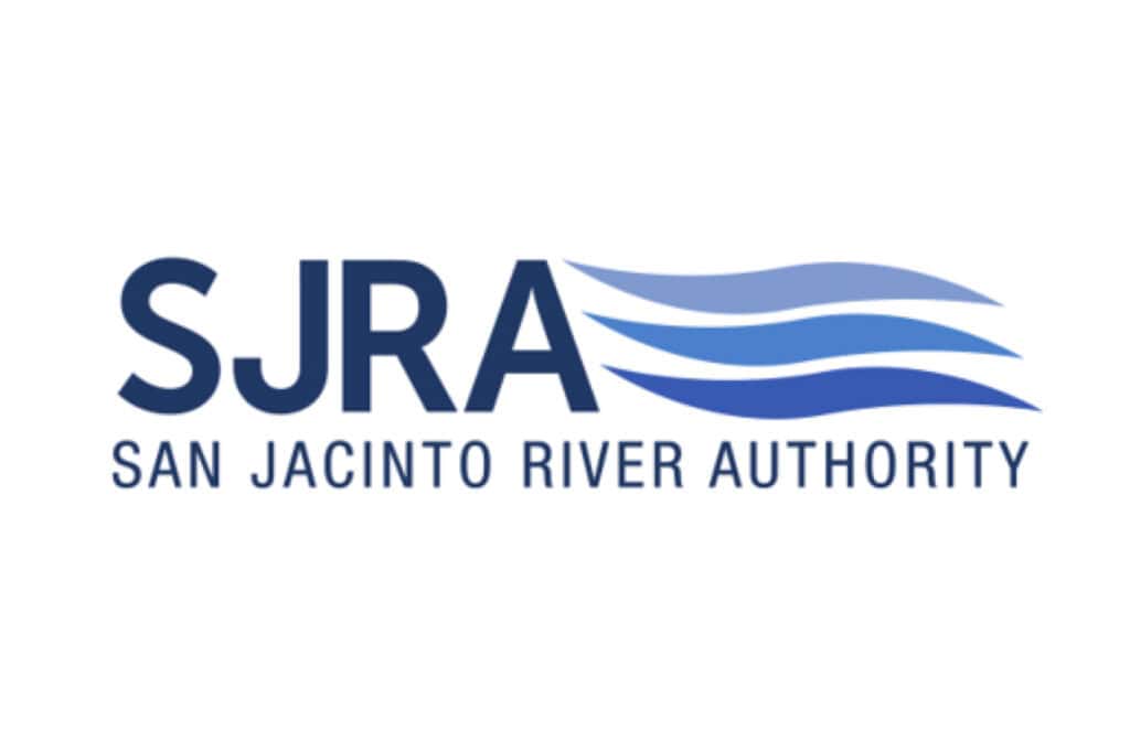 SJRA San Jacinto River Authority Logo Cover - Hello Woodlands