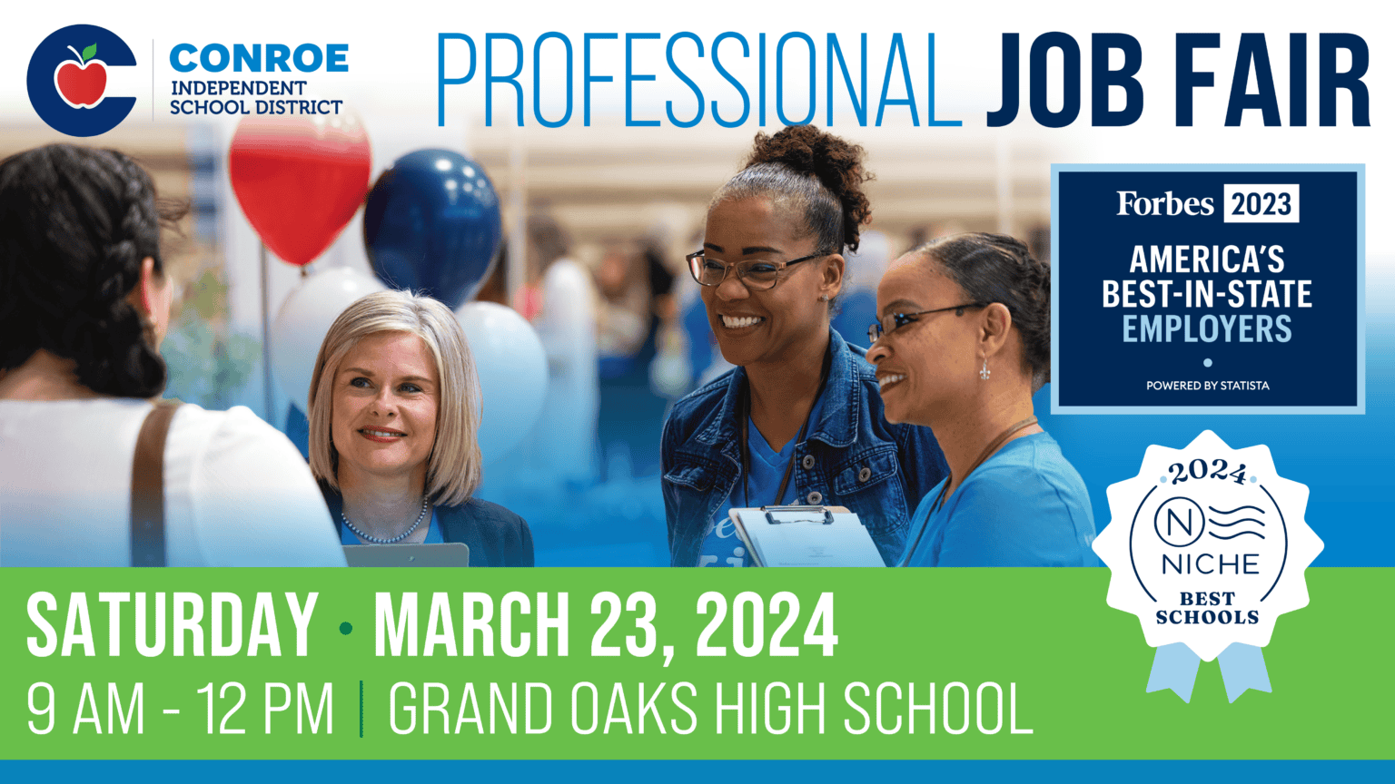 Conroe ISD to Host Professional Job Fair March 23 - Hello Woodlands