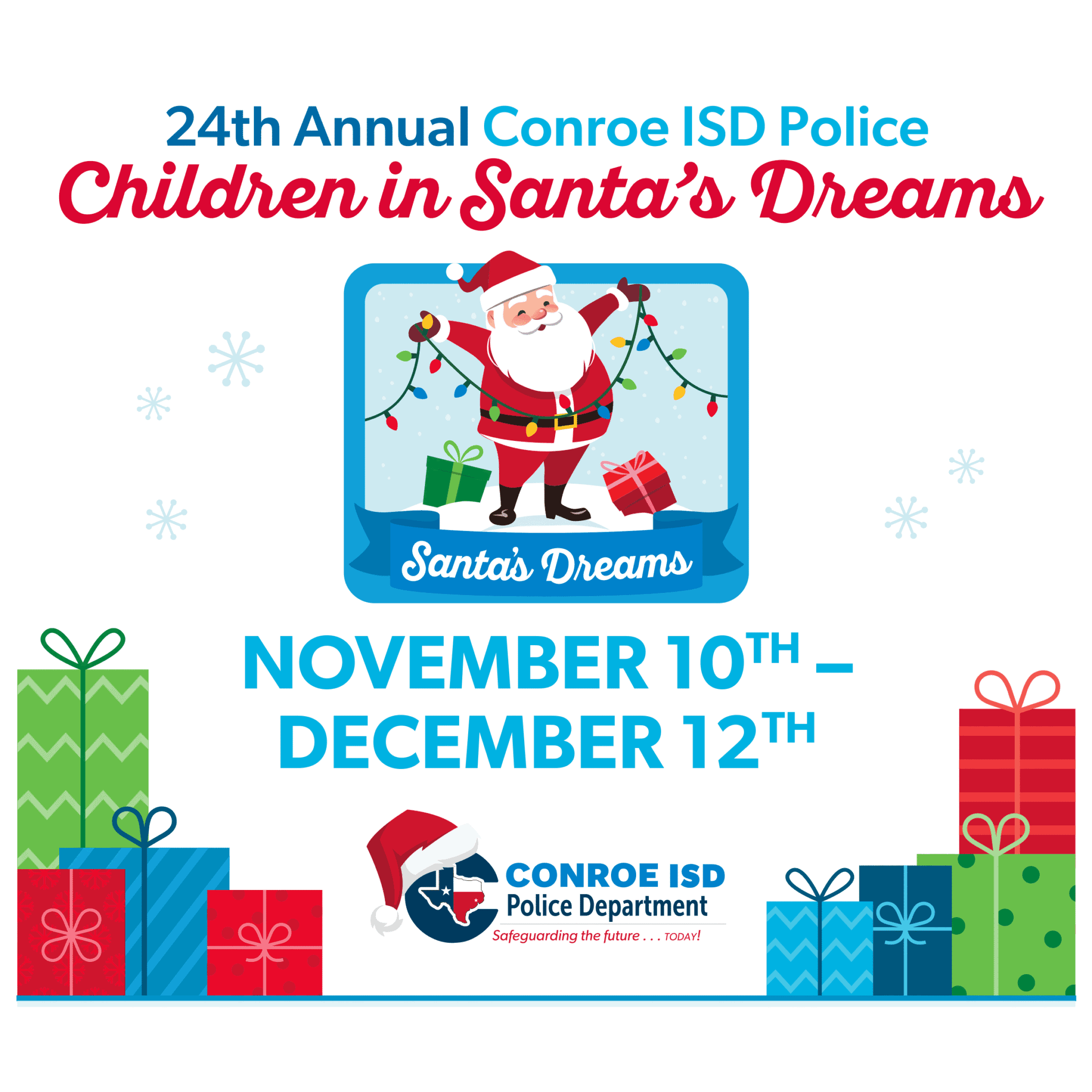 Conroe ISD Police holding 24th Annual Toy Drive - Hello Woodlands